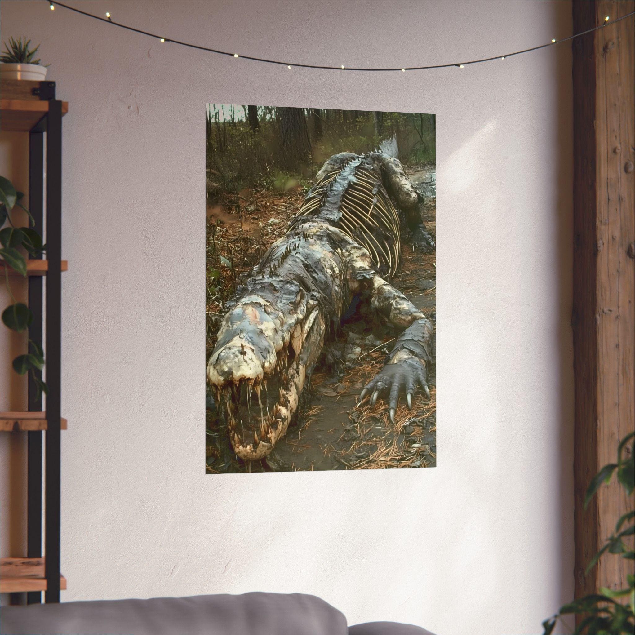 SCP 682 - Hard-to-destroy Reptile - Premium Matte Paper Poster, SCP ...