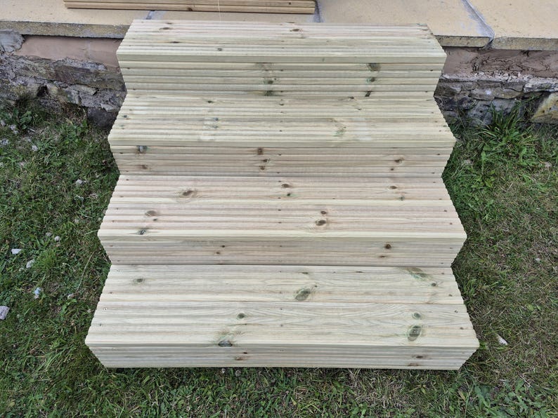Stringer Steps Kit / Ready to Use / Fully Assembled Delivered / Bespoke ...