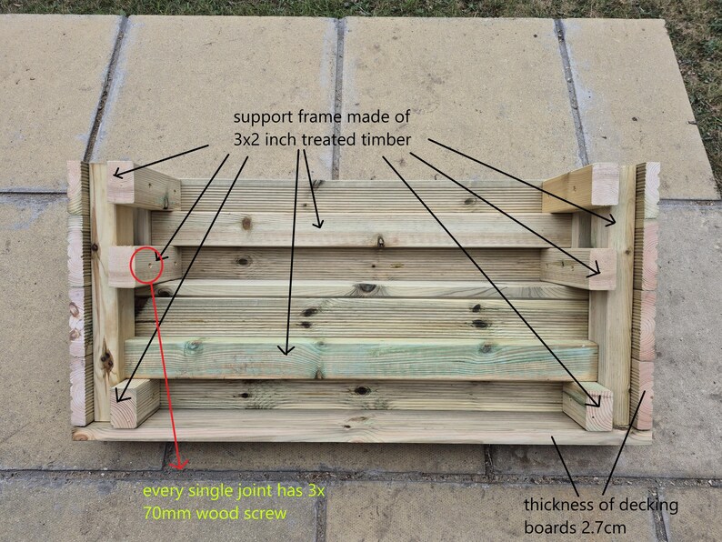 Bespoke Wooden Garden Steps: Sturdy Pine Patio & Hut Tub Steps, Bespoke ...