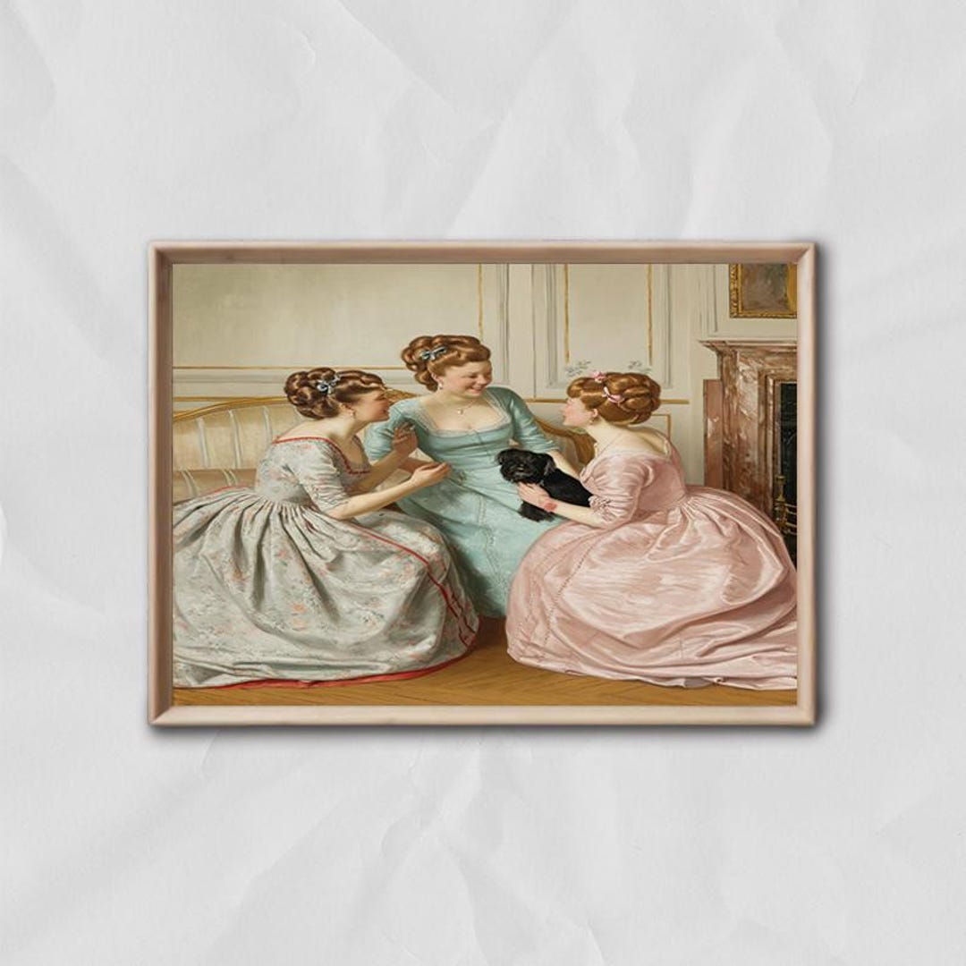 Vintage Women Print | Victorian Women | Antique Wall Decor | Vintage ...