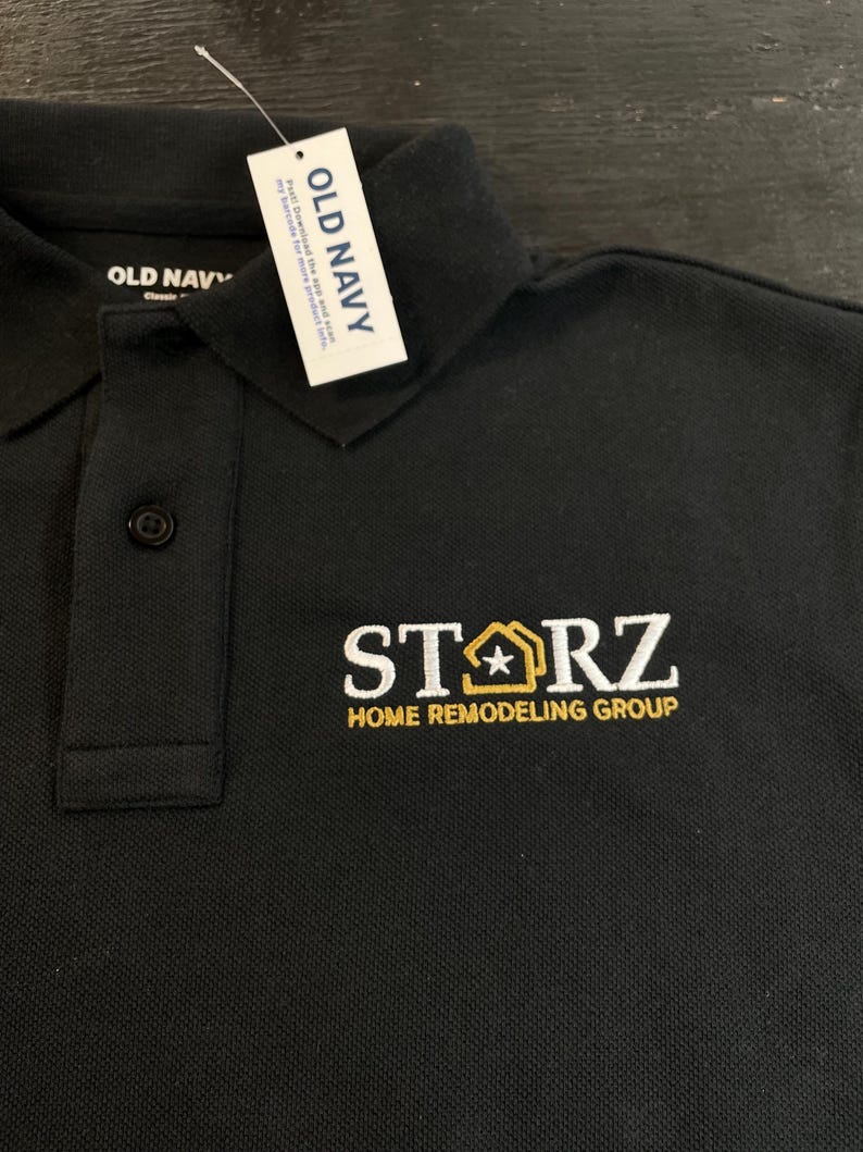 Custom Embroidery Dri-fit Polo Shirt: Personalized Business Logo - Etsy