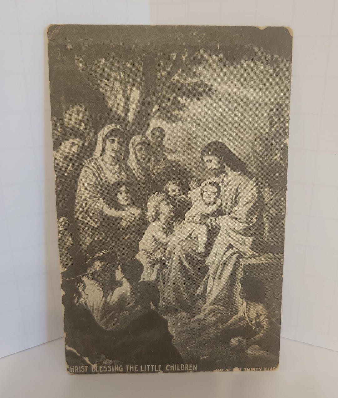 1909 Postcard Christ Blessing the Little Children 1 of 35 - Etsy