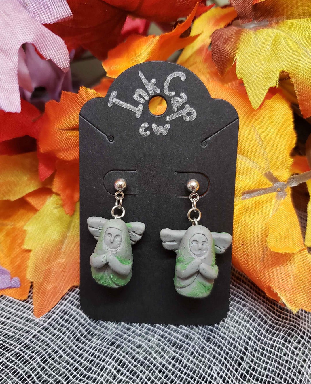 Zelda BOTW/TOTK Goddess Statue Earrings | Handmade Polymer Clay Jewelry ...