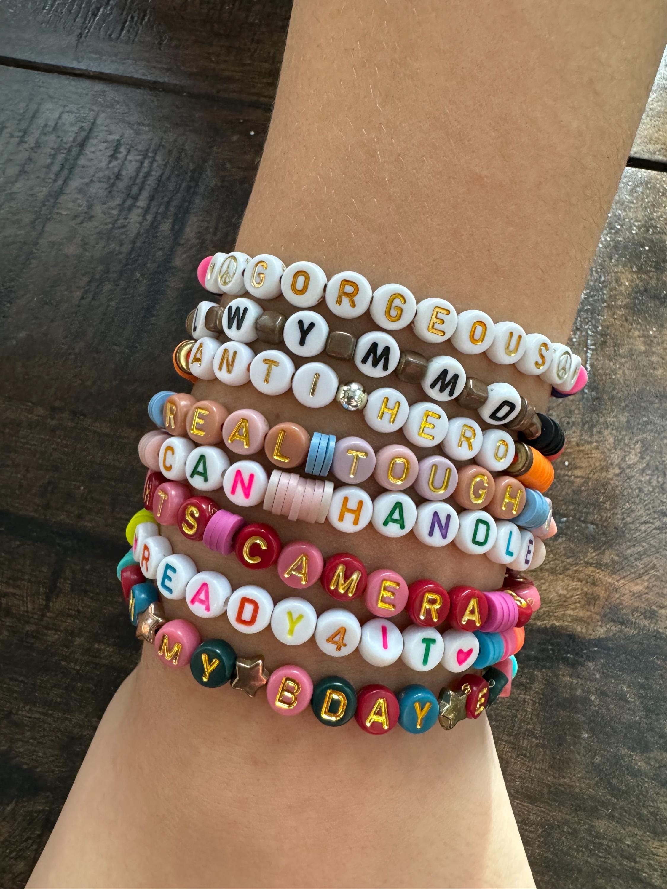 Taylor Swift Bracelets (single) - Etsy