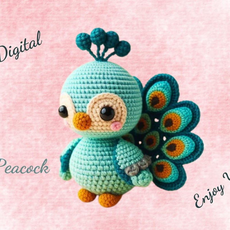 Crochet Peacock Pattern - Etsy
