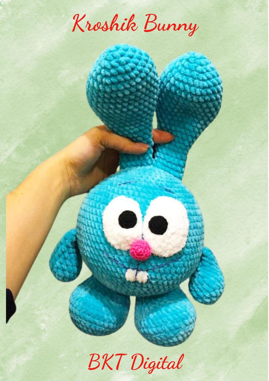 Amigurumi Kroshik Bunny Crochet Pattern PDF | Adorable DIY Toy for Kids ...