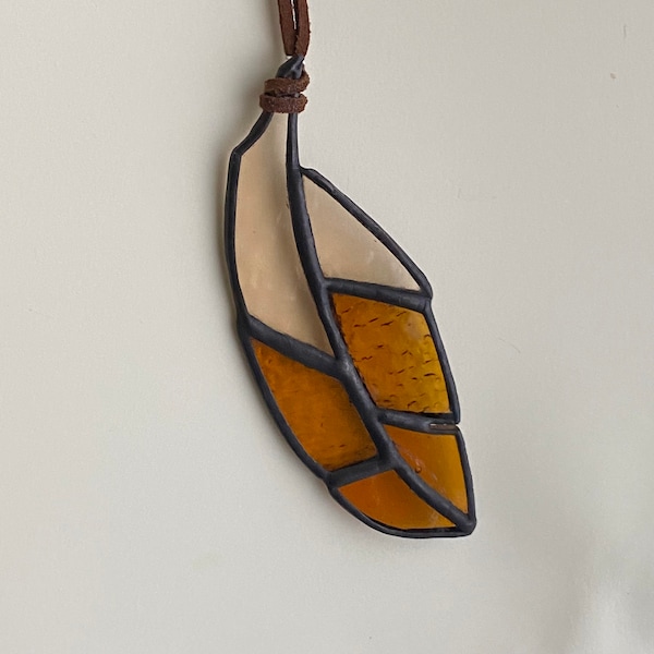 Amber Stained Glass - Etsy