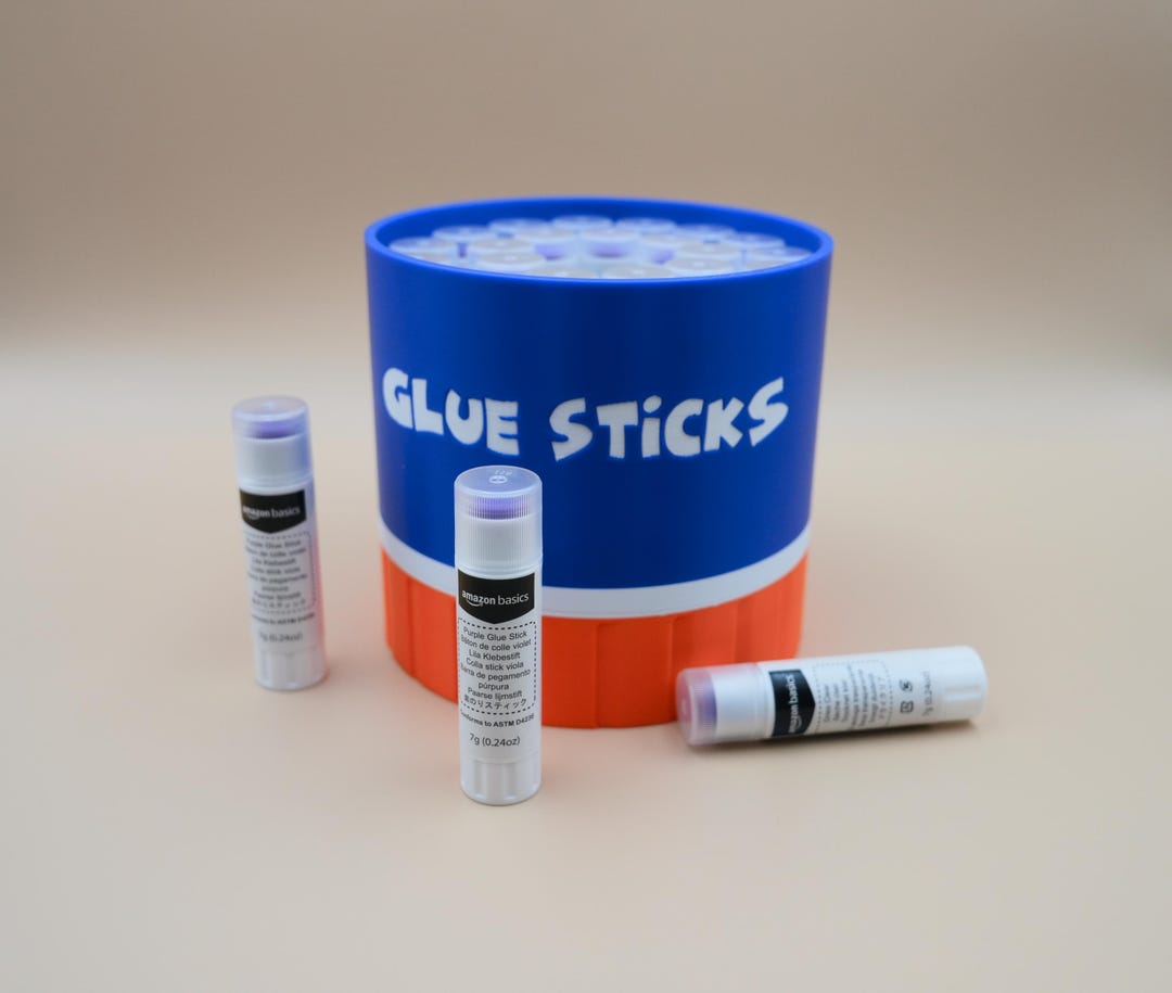 Classroom Solution: 3D Printed Glue Stick Holder, Storage for Art and ...
