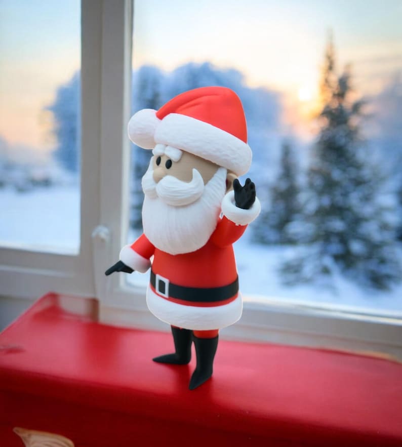3D Printed Rudolph Christmas Display Holiday Decor Secret Santa Gift ...