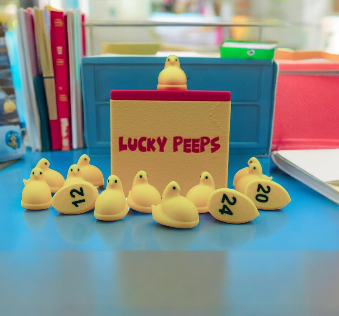 Lucky Peeps Classroom Management Tool Teacher Gift Number With Box ...