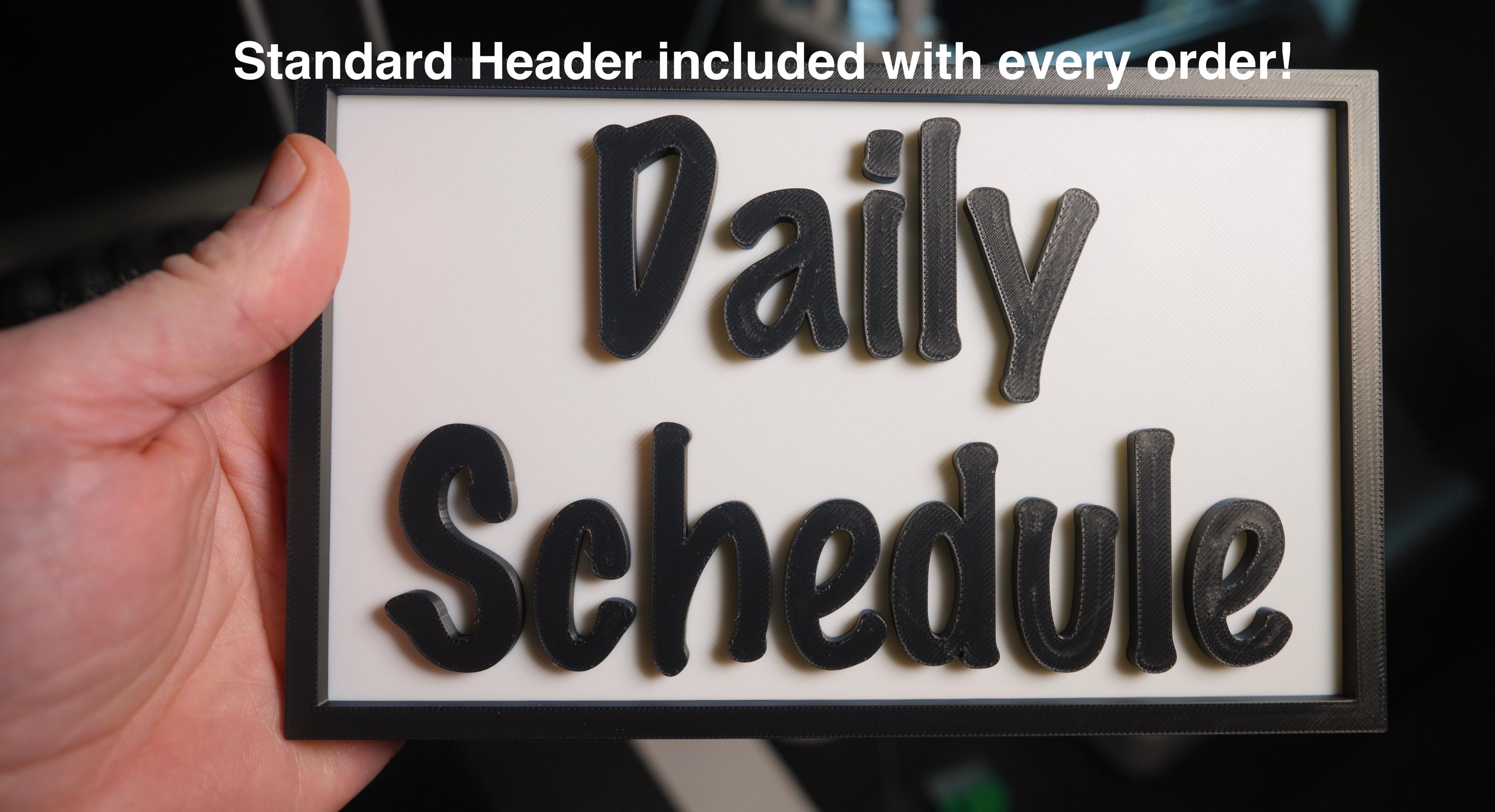 Classroom Agenda Schedule for Teacher Whiteboard Plan Daily Routine ...