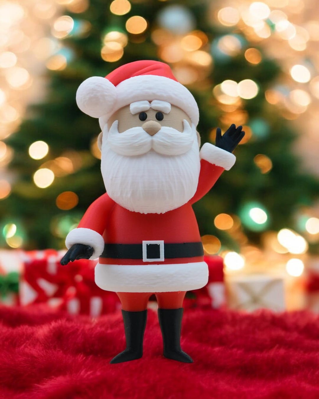 3D Printed Rudolph Christmas Display Holiday Decor Secret Santa Gift ...