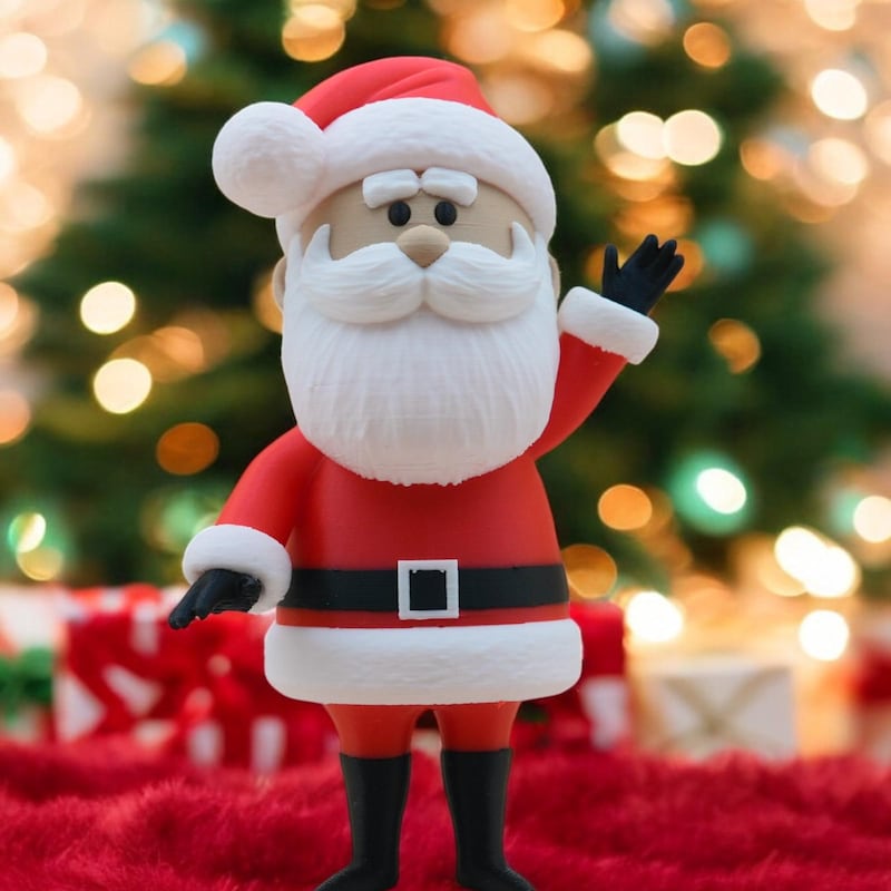 Rudolph Santa Figurine - Etsy