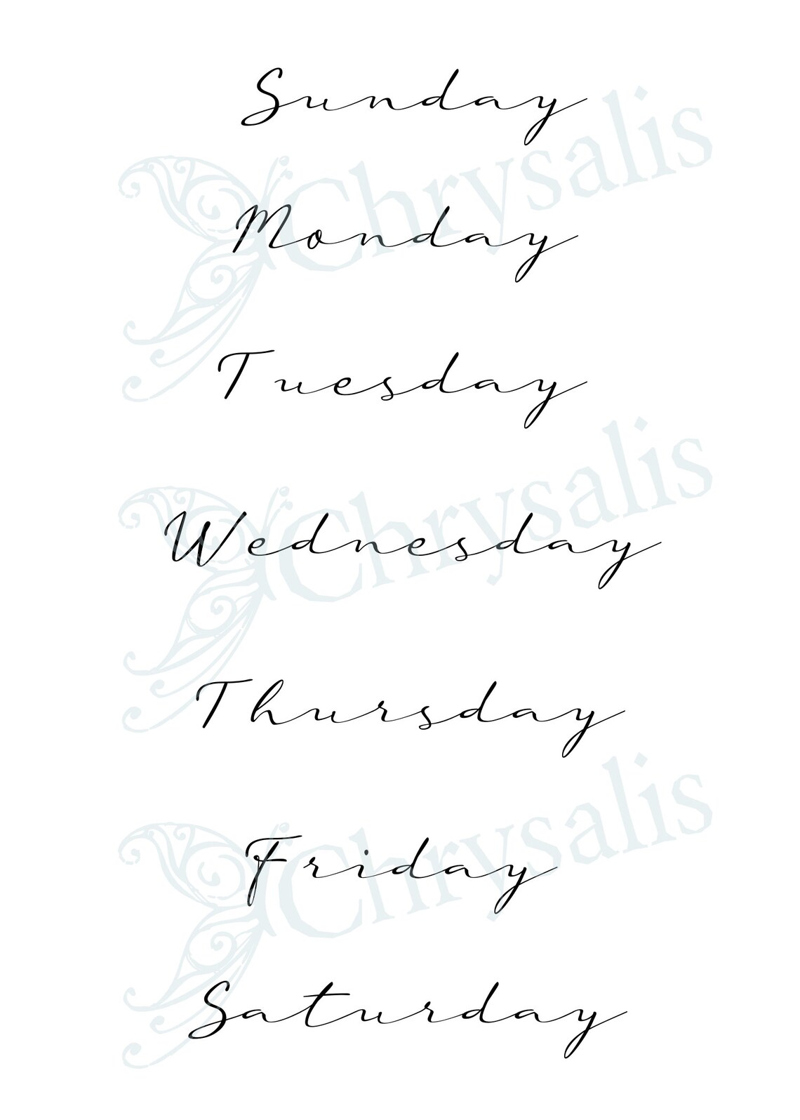 STICKERS Digital Journal Stickers - Days of the Week Bundle #1 (set of ...