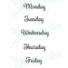 STICKERS Digital Journal Stickers - Days of the Week Bundle #2 (set of ...