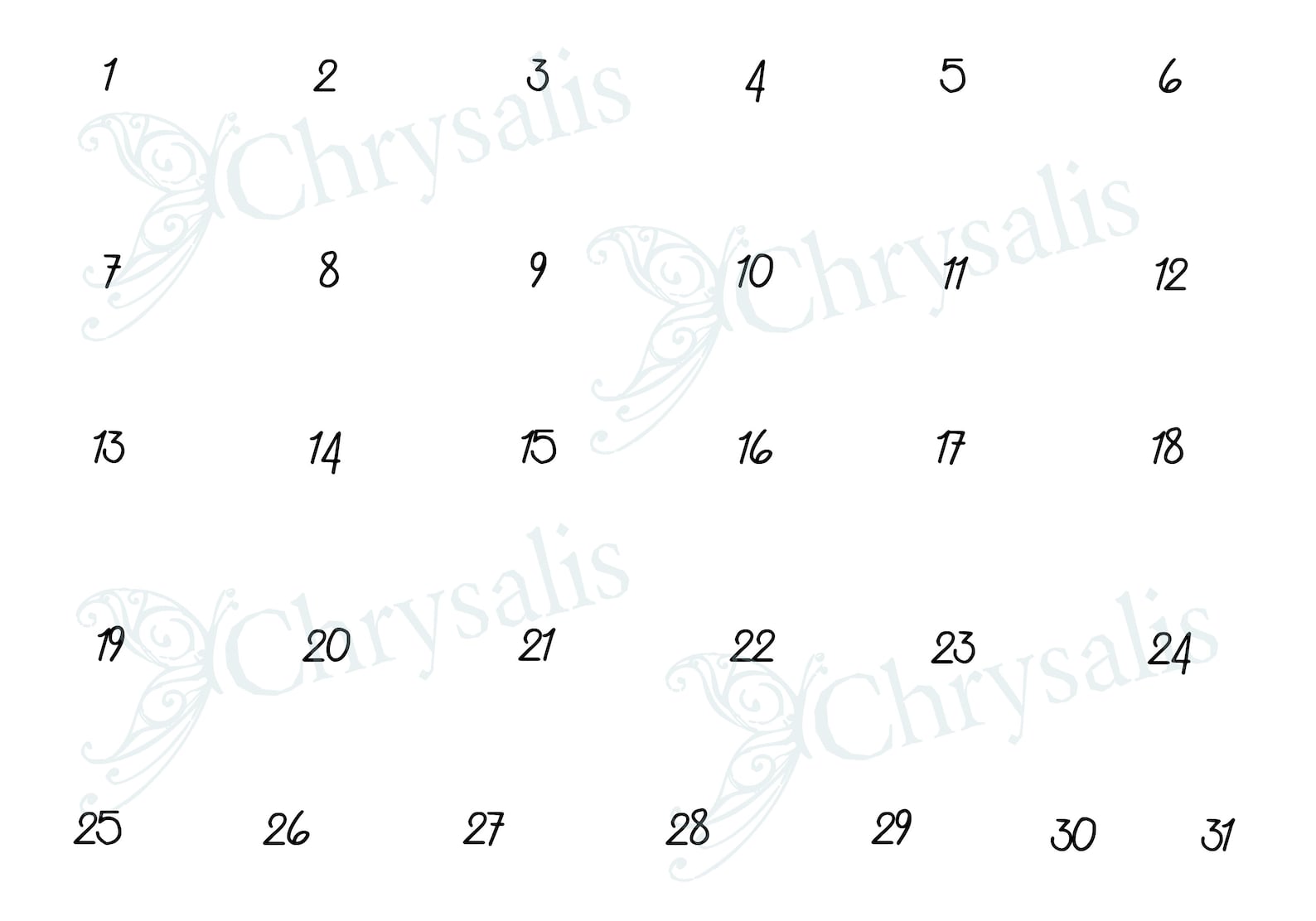 STICKERS Digital Journal Stickers - Month Numbers Bundle #3 (set of 3 ...