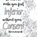 Adult Inspirational Coloring Page Printable 16-eleanor Roosevelt Quote ...