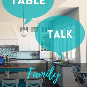 FAMILY Table Talk Conversation Starter Cards/ice Breakers PRINTABLE ...