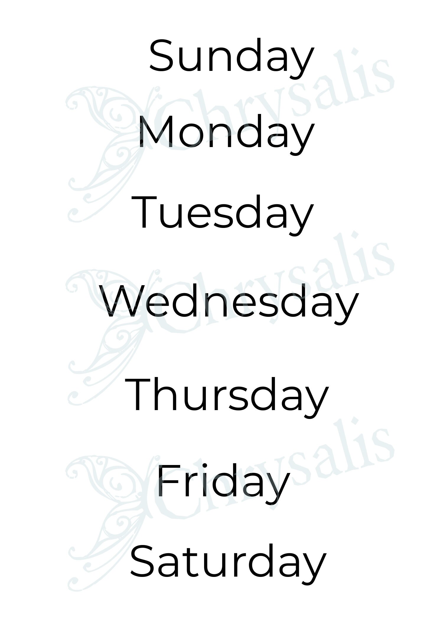 STICKERS Digital Journal Stickers - Days of the Week Bundle #4 (set of ...