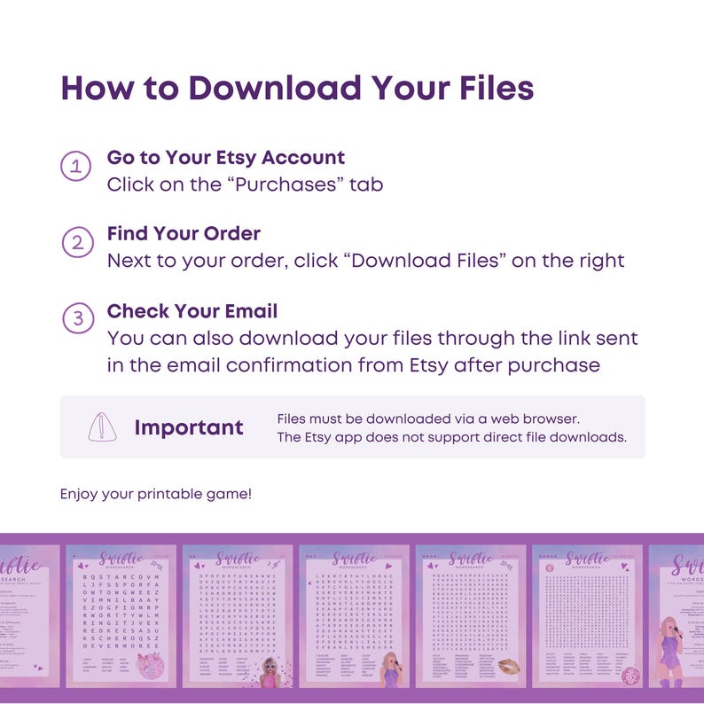 Taylor Word Search Puzzle 5 Printable Pages for Kids and Adults ...