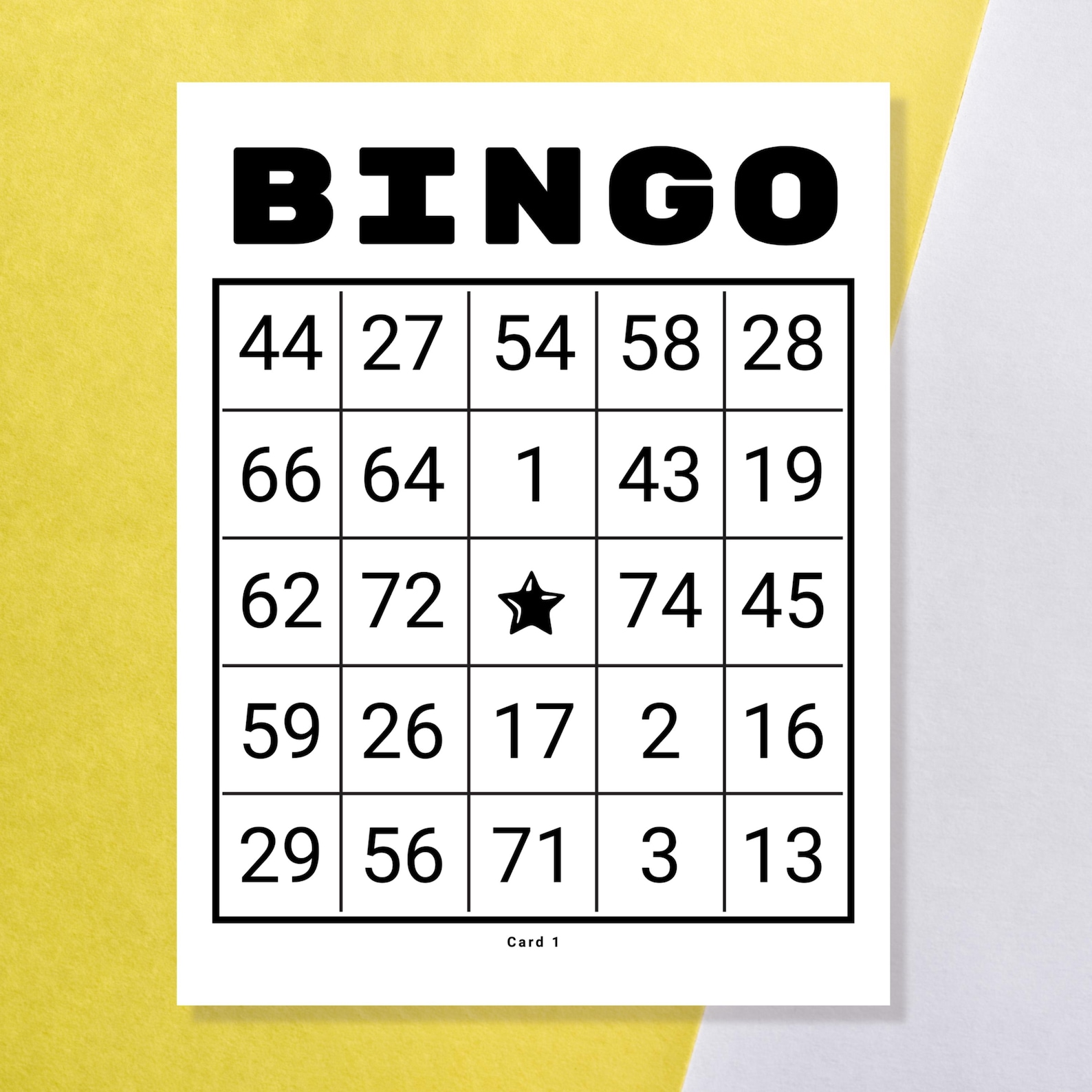100 Unique Random Bingo Cards PDF Download | 1, 2, 4, 6 per Page ...