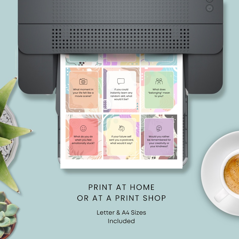 270 Printable Conversation Cards for Families, Couples, Therapy ...