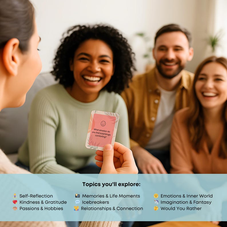 270 Printable Conversation Cards for Families, Couples, Therapy ...