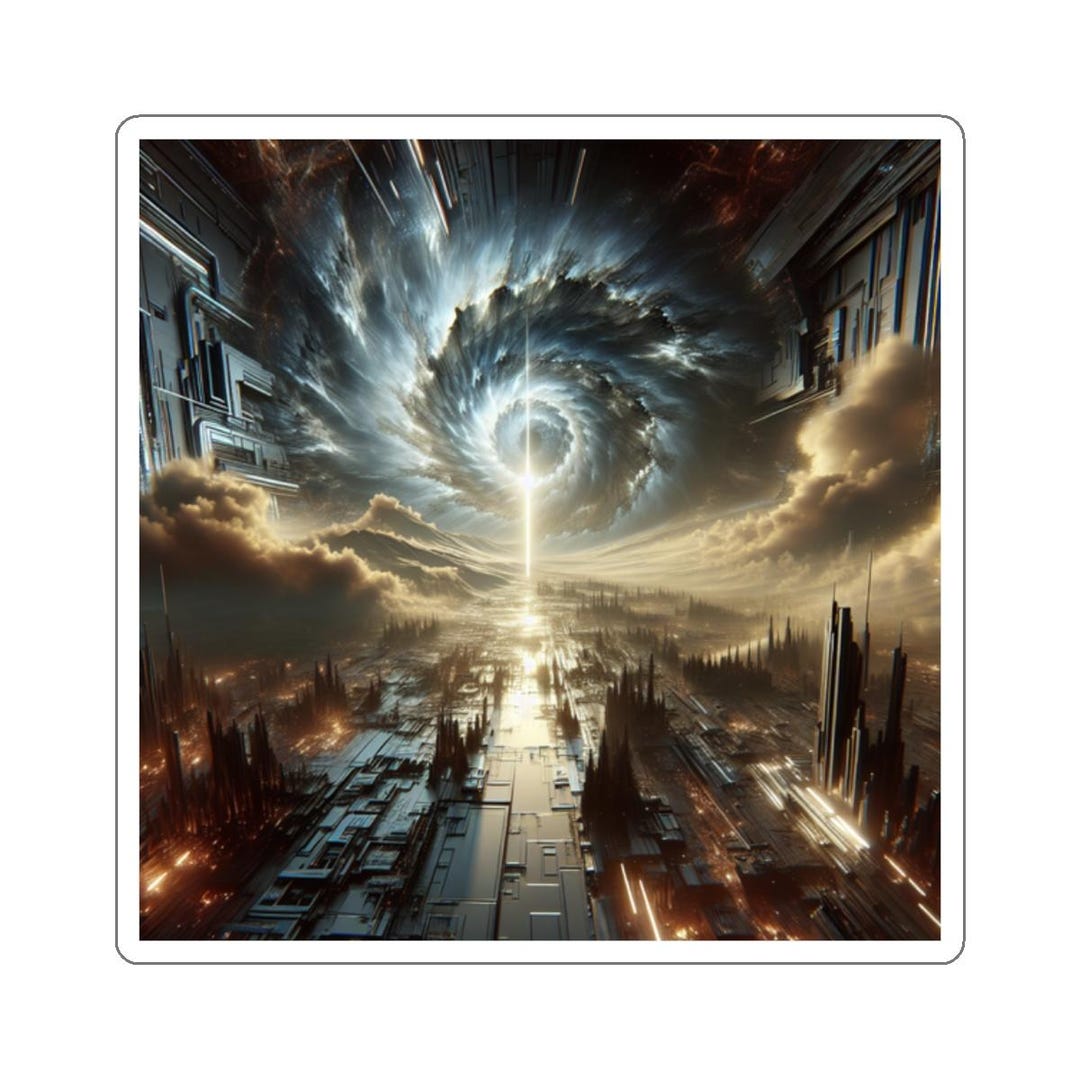 AI Takeover Kiss-cut Stickers, Digital Art Print, Artificial ...