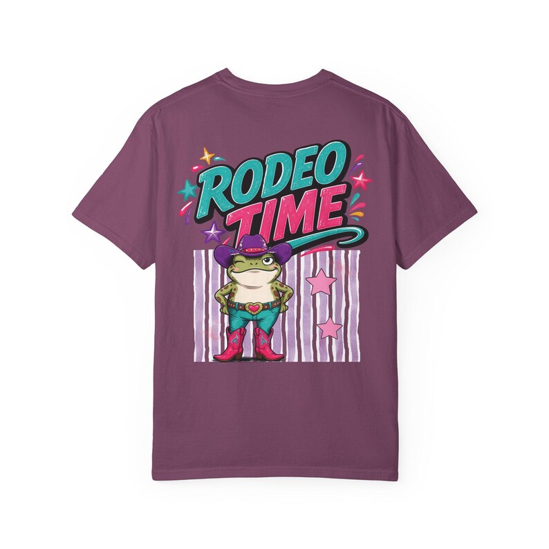 Rodeo Time Western Frog Shirt, Funny Cowgirl Frog Tee, Rodeo Concert ...