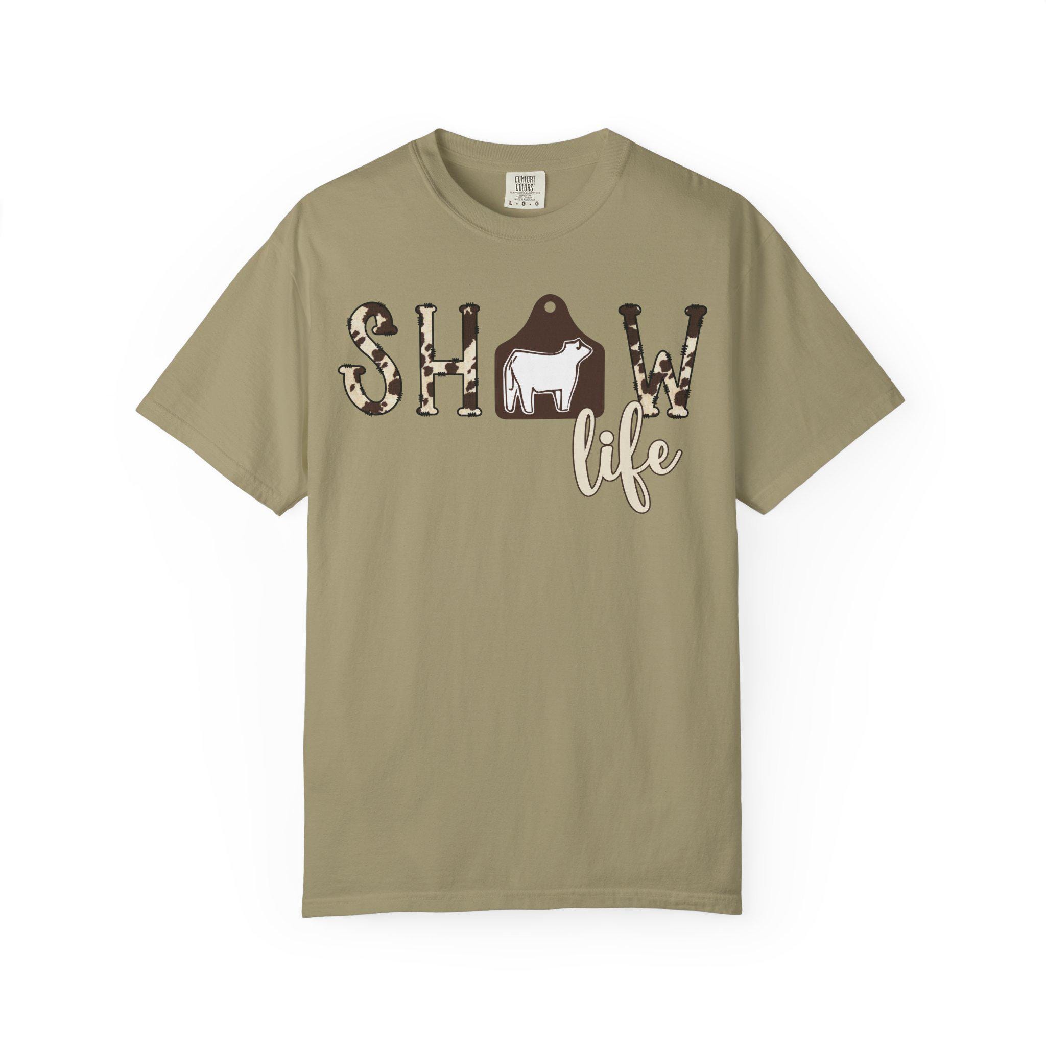 Show Life Cowhide Print Steer Shirt: Livestock Show Tee - Etsy