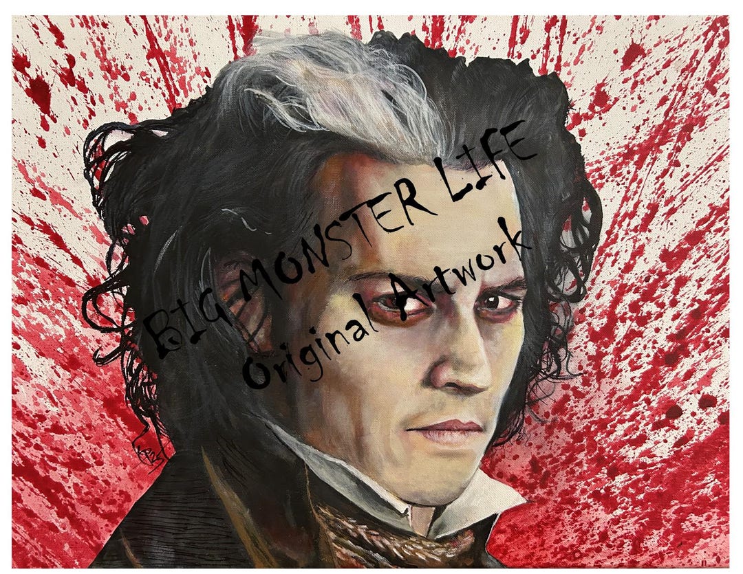 Sweeney Todd || the Barber Killer || Movie Prints || Original Artwork ...