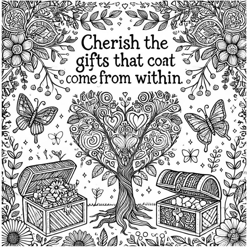 Joy - A Wellness Coloring Book - Etsy