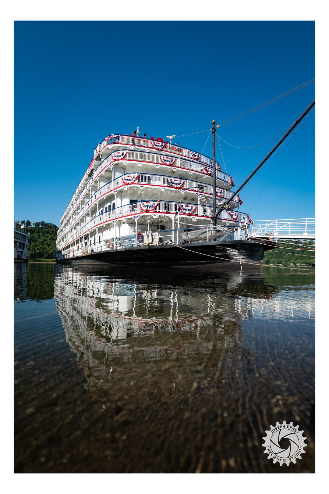 River Scene, Fine Art Photo Print, Riverboat, Landscape Photography ...