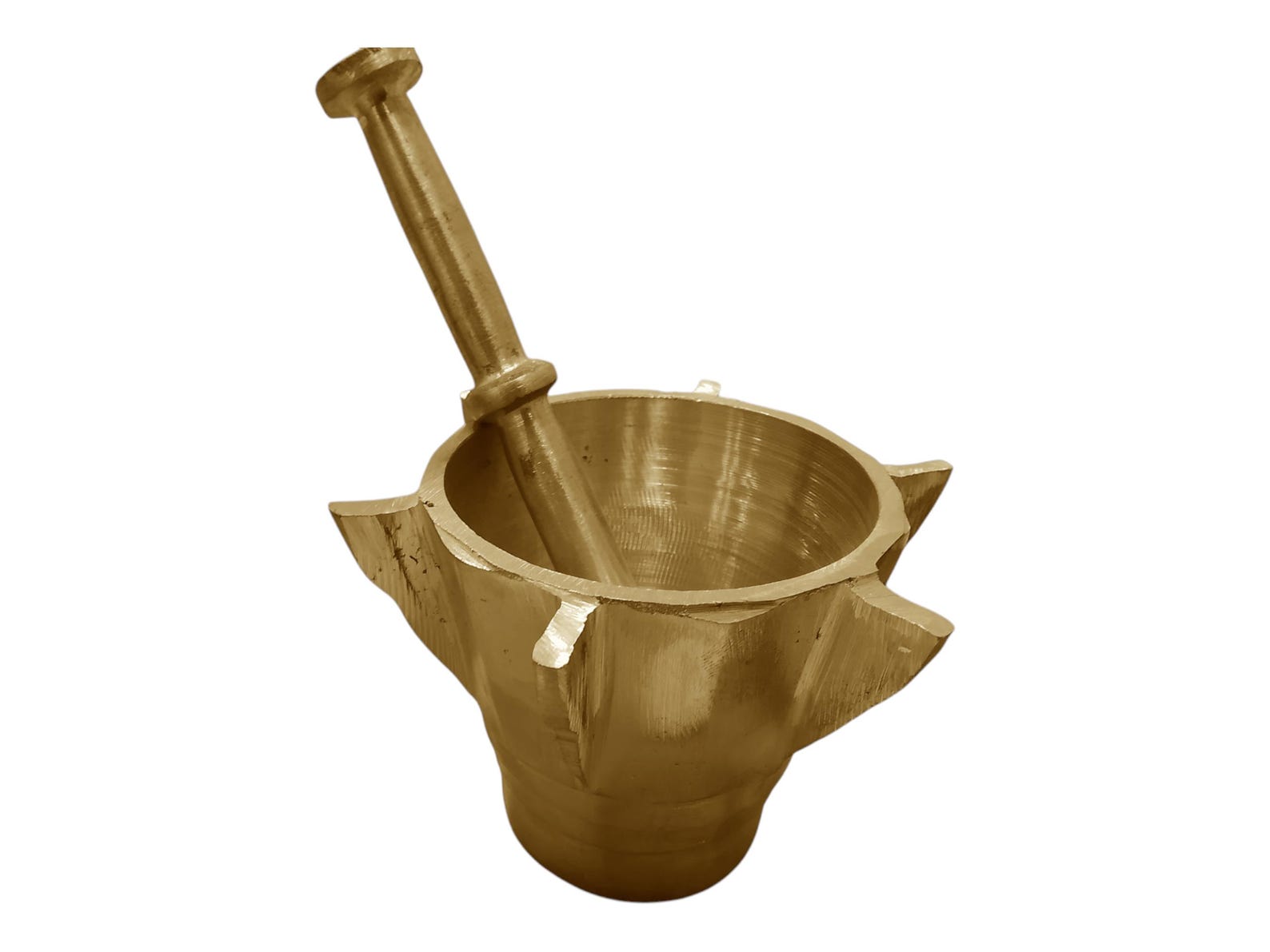 Traditional Moroccan Brass Mortar and Pestle - Etsy