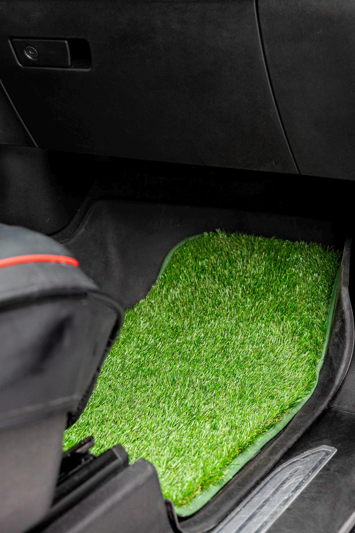Car Floor Mats Real Turf Car Mats Universal Floor Artificial Grass Car ...