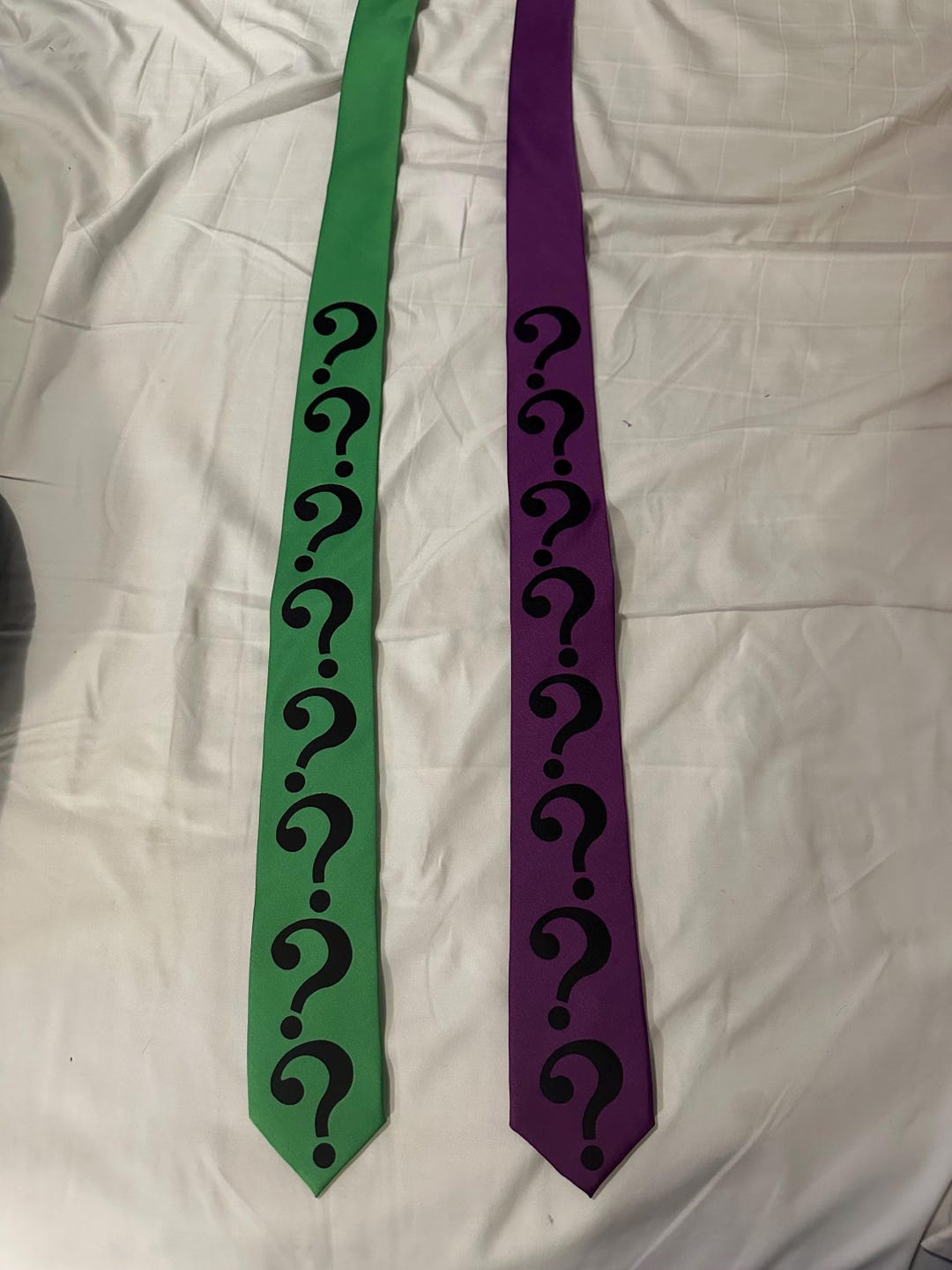 The Riddler Question Mark Tie - Etsy