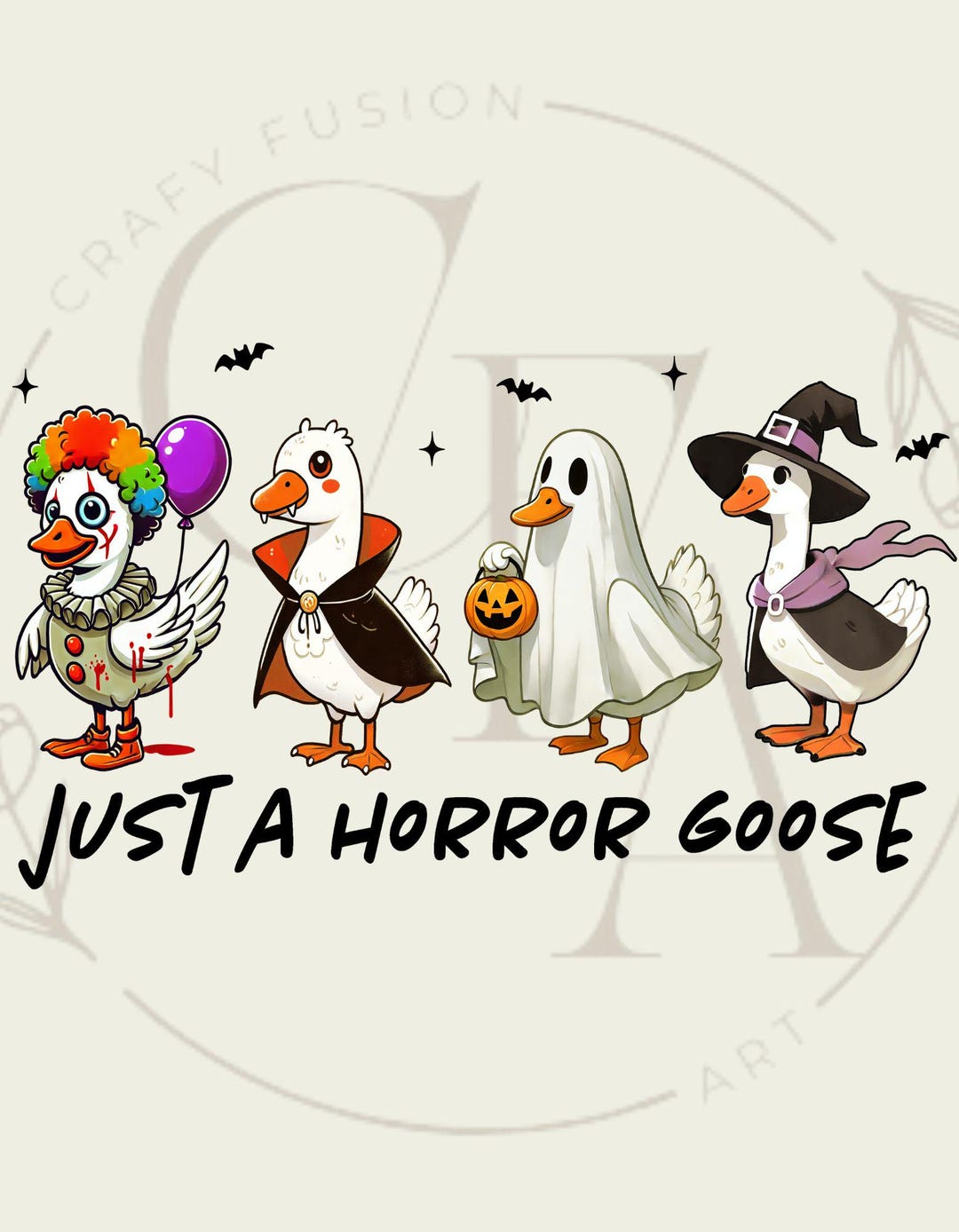 Halloween Goose PNG, Funny Horror Goose Clipart, Spooky Goose Costume ...