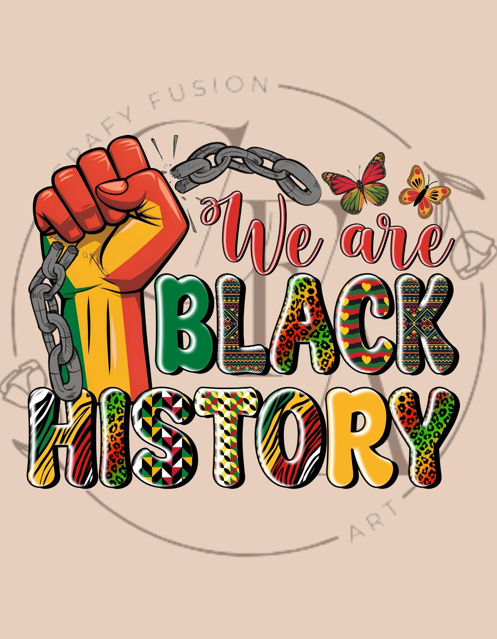 We Are Black History Png, Black History Month PNG, Sublimation Design ...