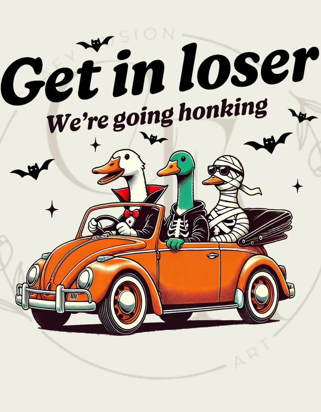 We’re Going Honking Goose PNG, Funny Halloween Duck Clipart, Trick or ...