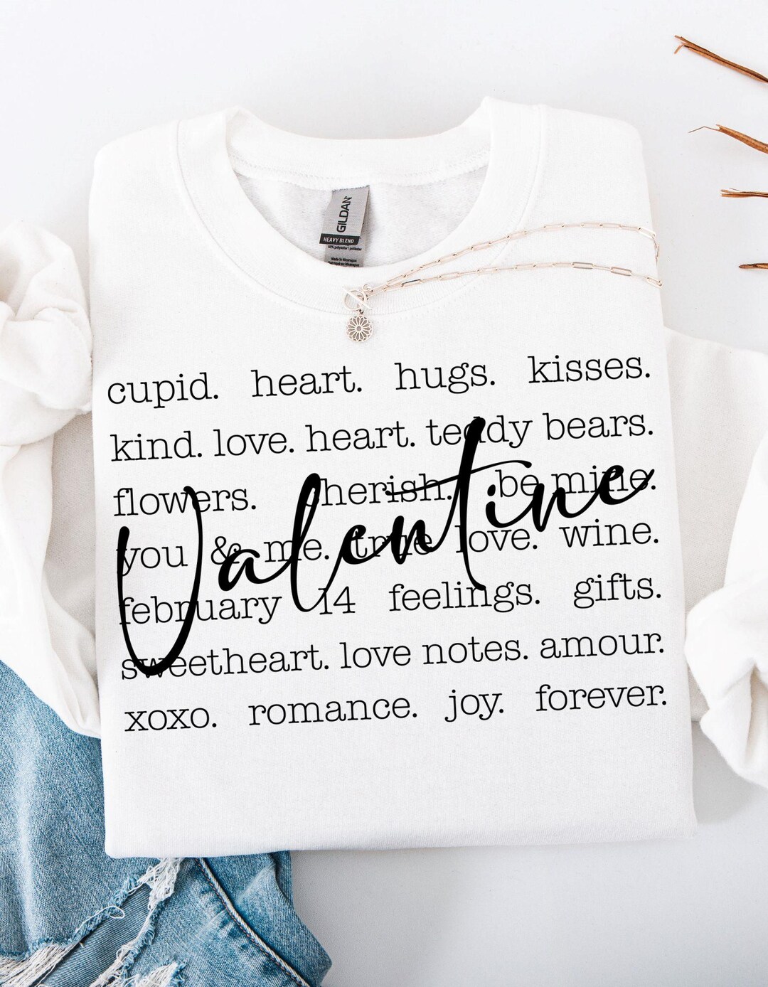 Valentine Word Art SVG and PNG Digital Design - Romantic Typography ...