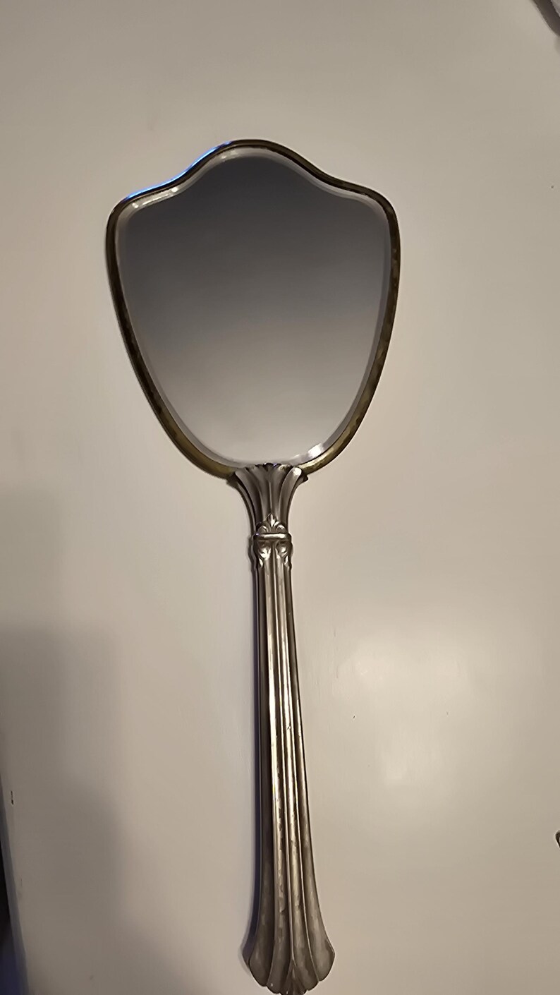 Antique Hand Held Mirror - Etsy