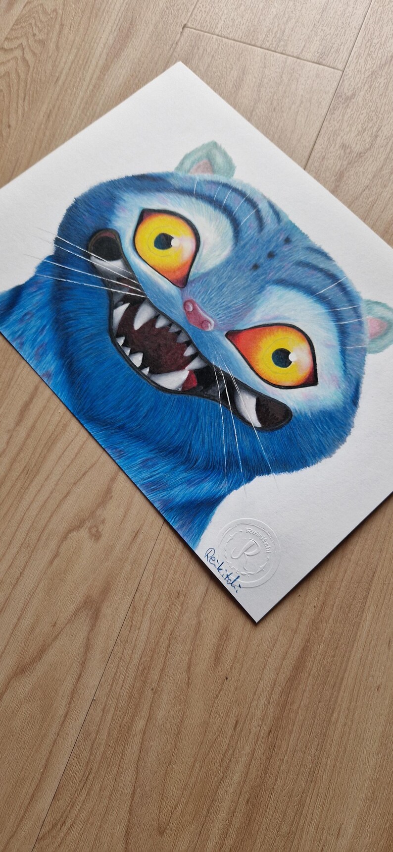 Demon Cat/ Huntrix/ Saja Boys/ Kpop Demon Hunters/ Art Print/ Print ...