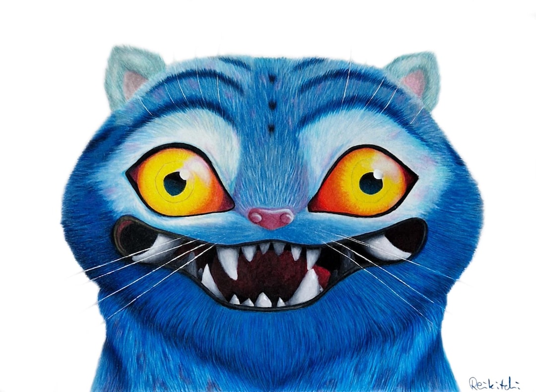 Demon Cat/ Huntrix/ Saja Boys/ Kpop Demon Hunters/ Art Print/ Print ...