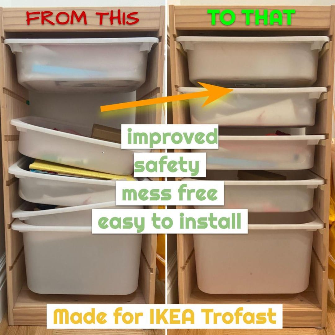 IKEA Trofast Rail | Improved Safety | 3d-printed Kids Room - Etsy