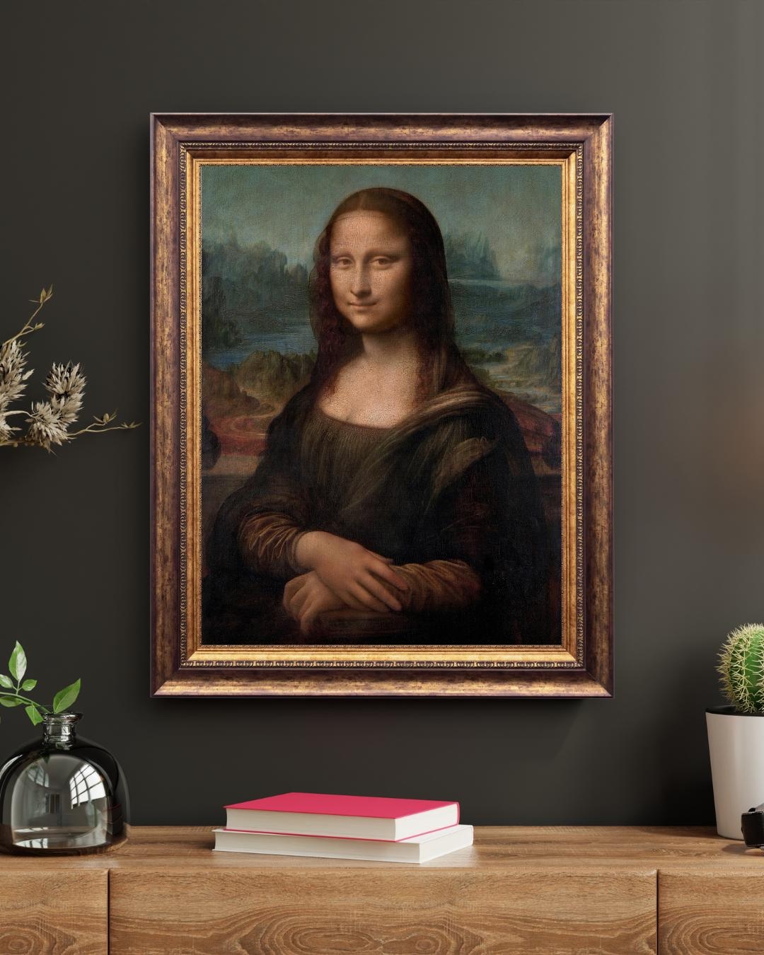 Leonardo Da Vinci's (1503–1506) Portrait of Mona Lisa Del Giocondo ...