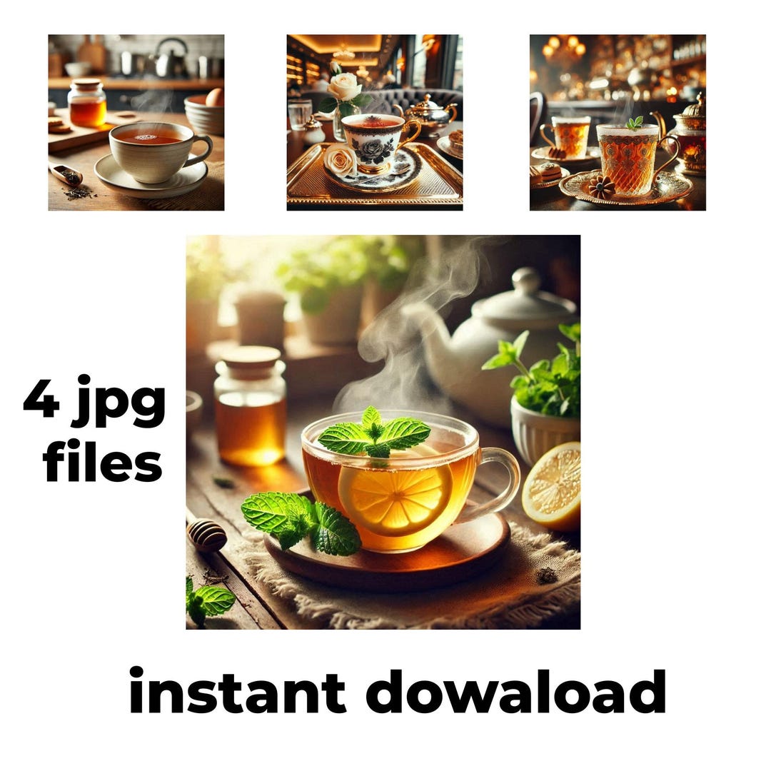 Cup of Tea High Resolution Jpg Files, Digital Wall Paper, Digital Wine ...