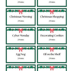 Christmas Charades Game 60 Printable Cards - Etsy