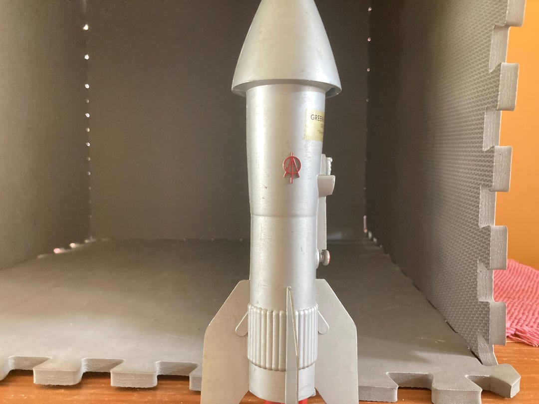 MCM 1950'S Rocket Coin Bank - Etsy
