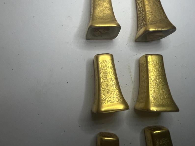 1930s Pickard Art Deco Gold Salt and Pepper Shakers, Set of 12 - Etsy