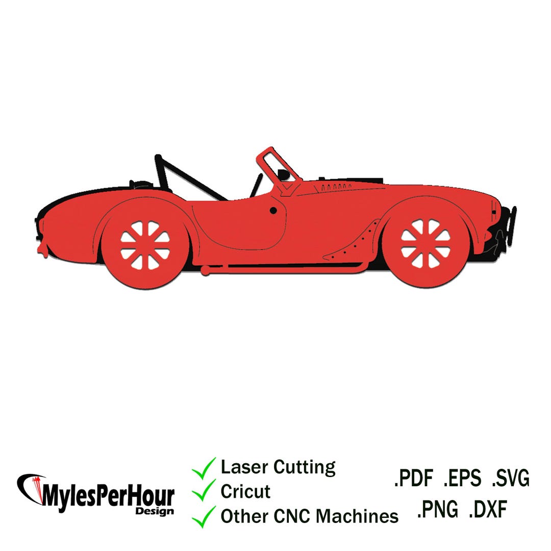 Cobra Side Profile Layers - Files for CNC, Laser, Vinyl Machines, and ...
